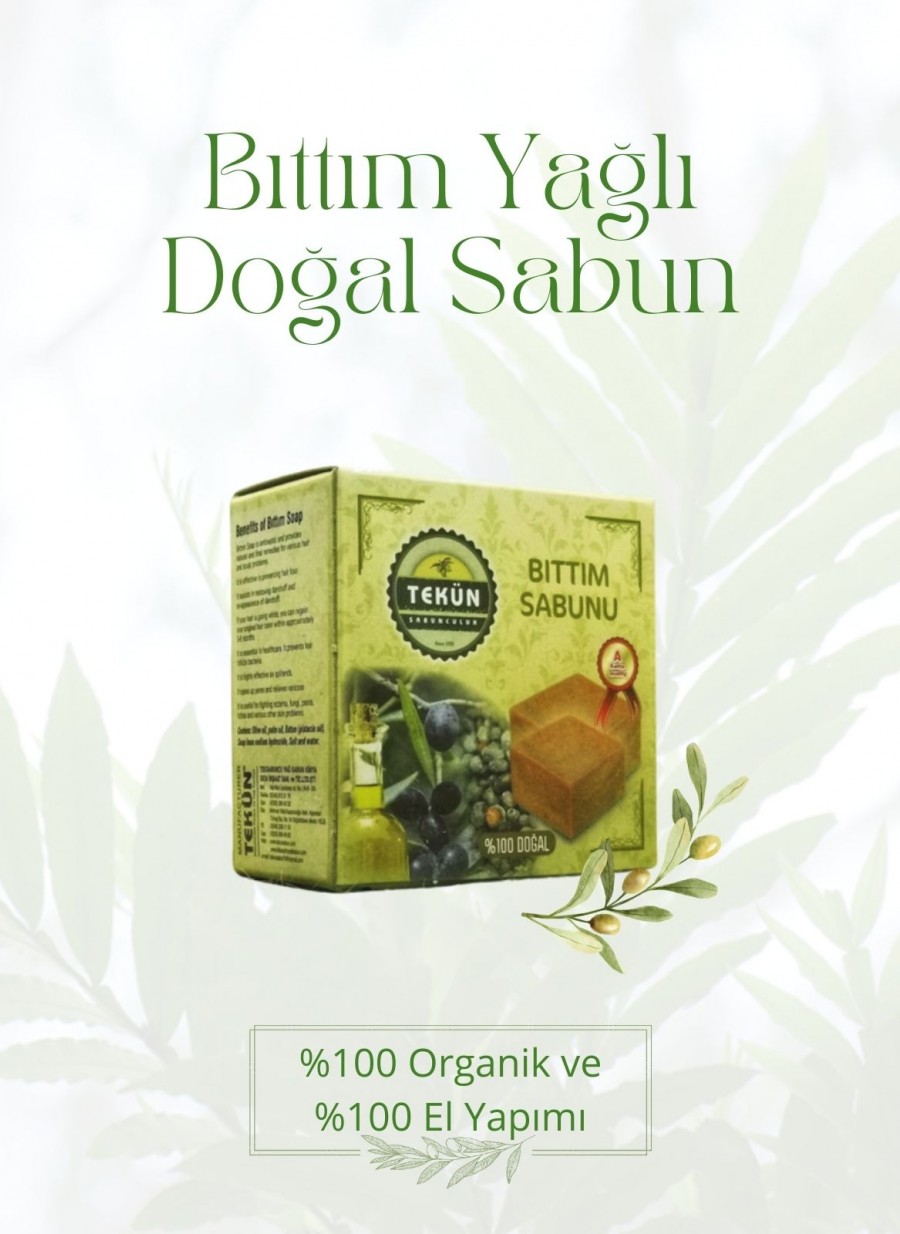 Orijinal Bıttım Yağlı 100 gr Bitkisel Sabun - bittim100gr
